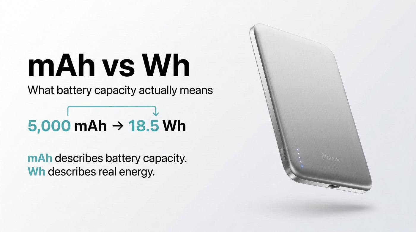 mAh vs Wh in Power Banks: What the Numbers Mean | BMX